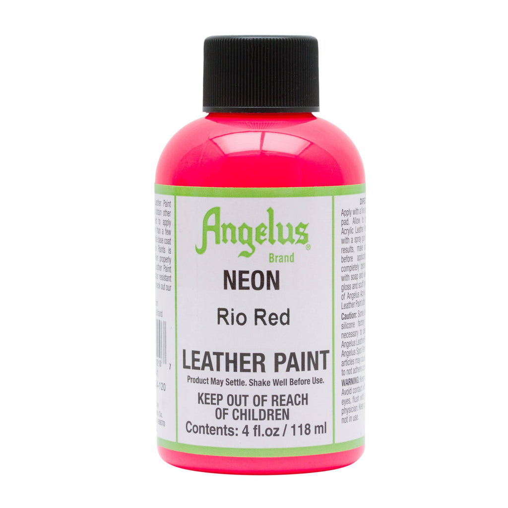 Angelus Neon Rio Red Paint | Leather Paint – Angelus Shoe Polish
