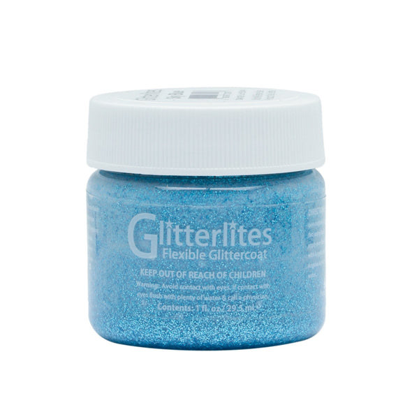 Angelus Glitterlites - Sky Blue | Glitter Shoe Paint – Angelus Shoe Polish