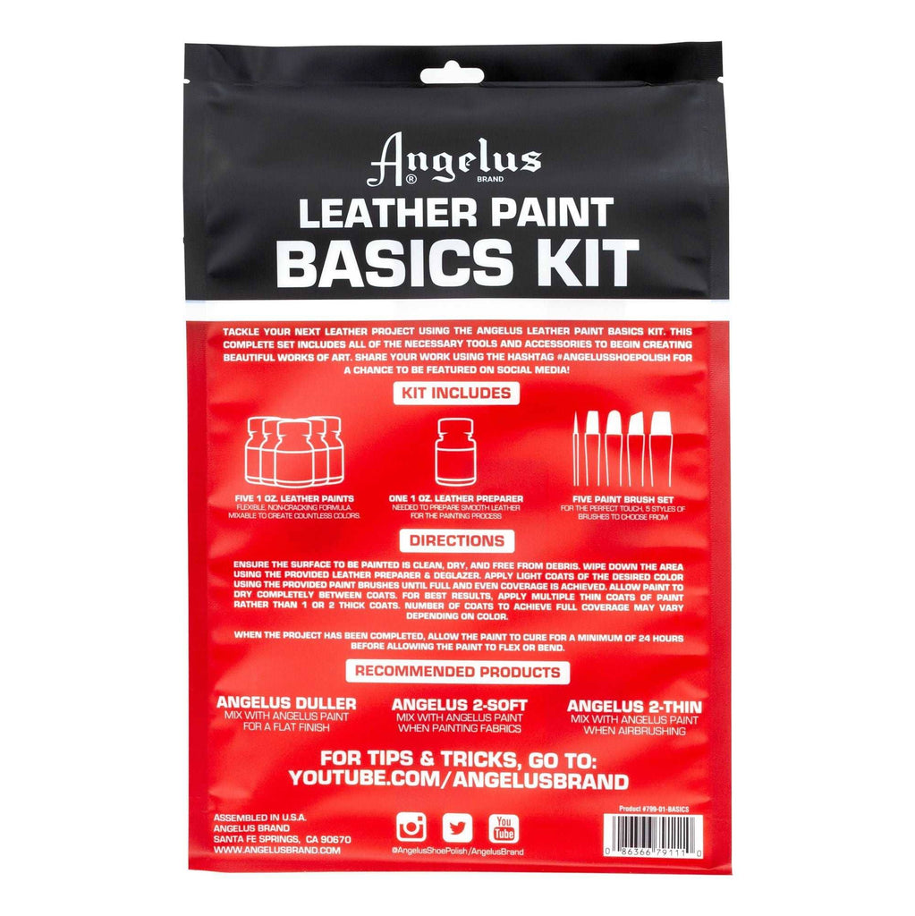 Angelus Leather Paint Basics Kit | Acrylic Paint Set – Angelus Shoe Polish