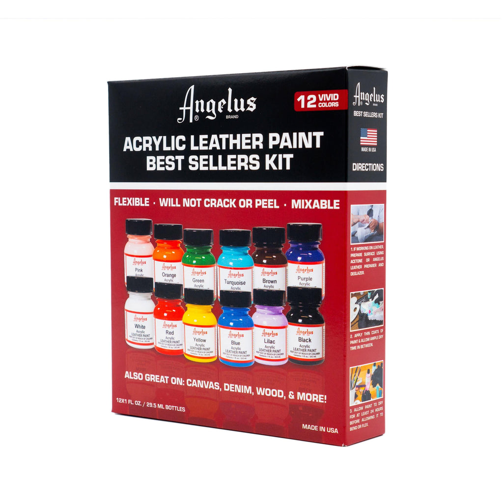 Angelus Acrylic Leather Paint - Best Sellers Kit | Paint Set – Angelus ...