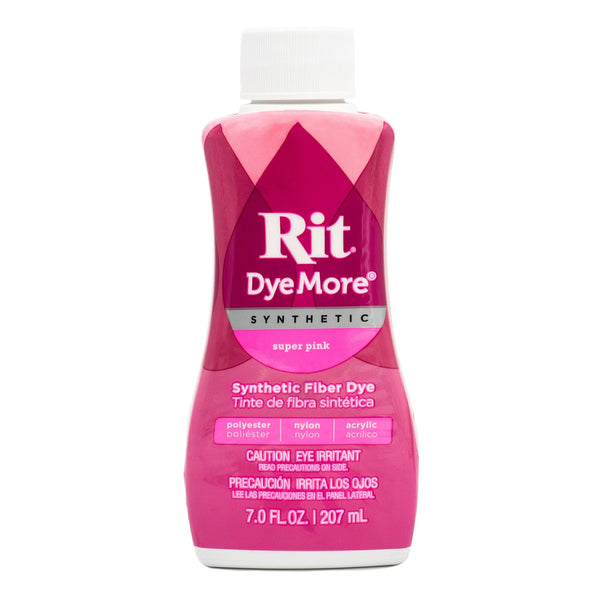 Rit DyeMore Synthetic Fiber Dye - Super Pink | Fabric Dye – Angelus ...
