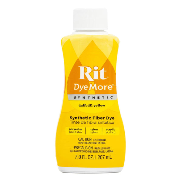 Rit DyeMore Synthetic Fiber Dye - Daffodil Yellow | Fabric Dye ...