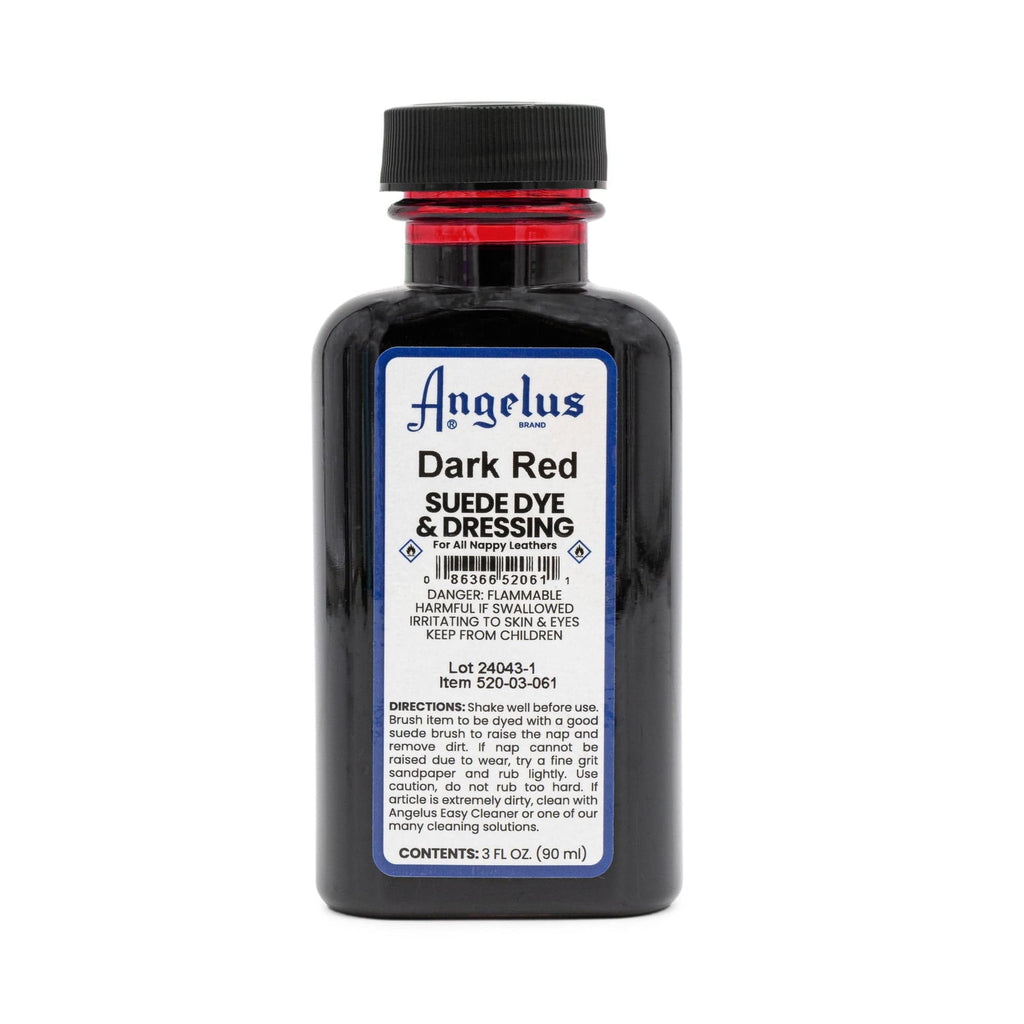 Dark Red Suede Dye | Suede Shoe Dye | Shoe Dye – Angelus Shoe Polish